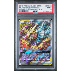 Pokémon TCG: Moltres & Zapdos & Articuno Gx SM210 PSA 9 - Sun & Moon B